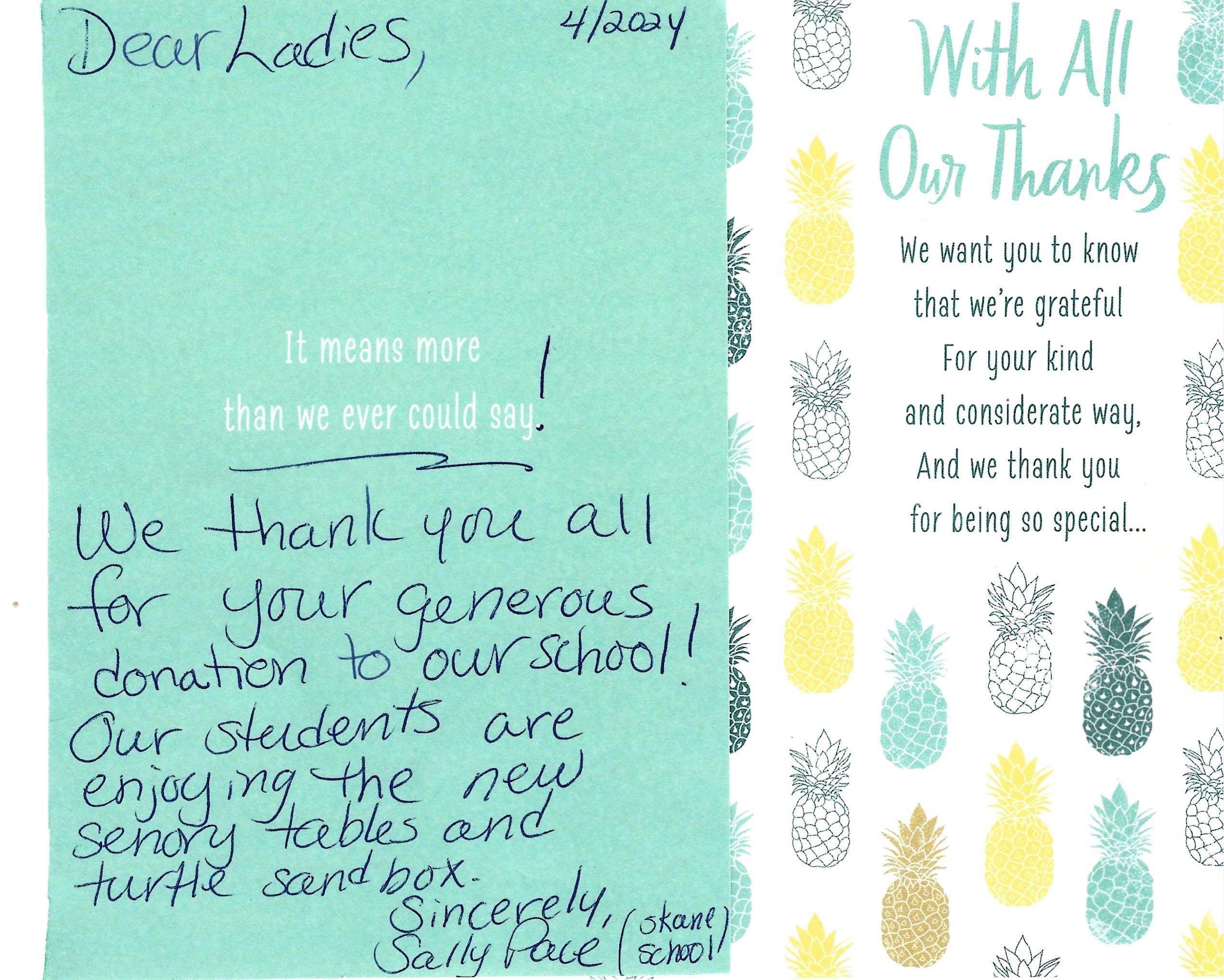 Thanks From the Community | Trumbull Community Women
